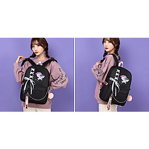 JUSTGOGO Korean KPOP Stray Kids Backpack FELIX Daypack Laptop Bag School Bag Mochila Bookbag