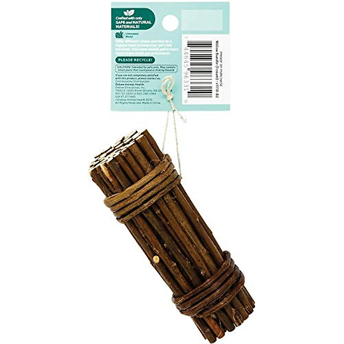 Oxbow 3 Pack of Enriched Life Willow Bundle Small Animal Chew Toys
