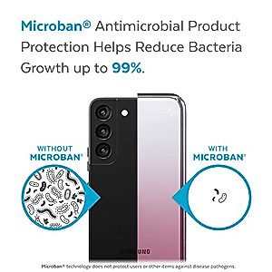 Speck Products Presidio Perfect Clear Ombre Samsung Galaxy S22 Case, Clear/Vintage Rose Fade