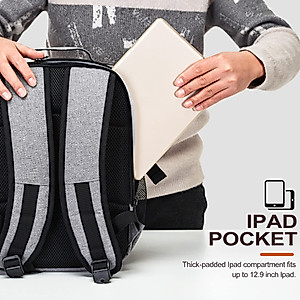 Golkcurx Camera Bag for DSLR/SLR Cameras，Camera Backpack Waterproof for Photographers Grey S