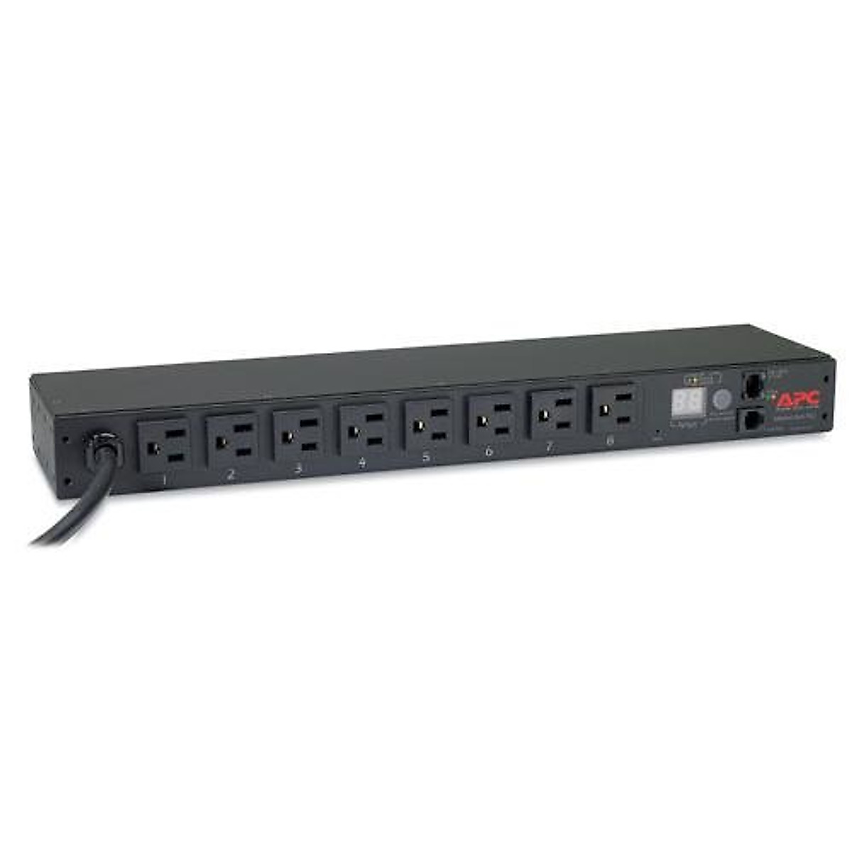 APC Rack PDU, Metered, 1U, 15A, 100/120V, (8) 5-15 (AP7800B)