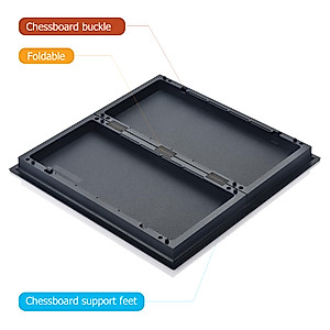 ColorGo Magnetic Snakes and Ladders Board Games with Folding Board Travel Games Set for Kids and Adults (Magnetic Snakes and Ladders Set)