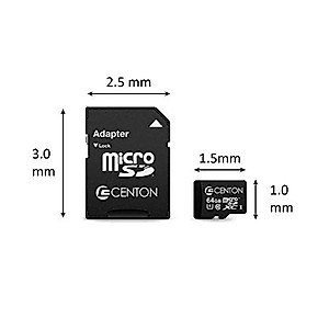 Centon Electronics 64GB Micro SD Card (S1-MSDXU1-64G)