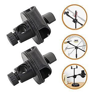 ERINGOGO 6 pcs camera desk mount wireless mic holder Multifunctional Buckles tabletop mic stand Mic Arm Clamps boom arm Photography Mic Stand Accessories sax mic clip Telephone tripod abs