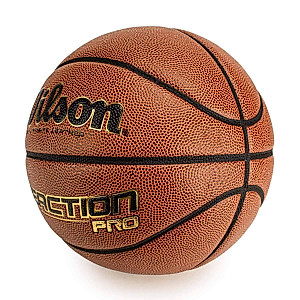 WILSON Men's Reaction Pro Basketball, Brown, 7