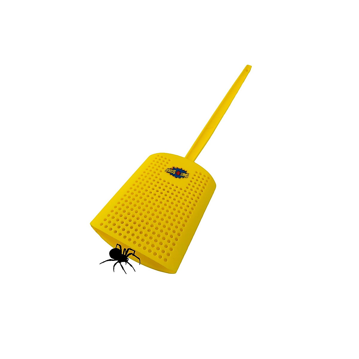 Swat-N-Scoop Heavy Duty Fly Swatter and Spider Catcher and Release (Pack of 3). Insect Fly Catchers for Inside Home. House Fly Killer or Humane Bug Catcher with Built in Insect Scoop.