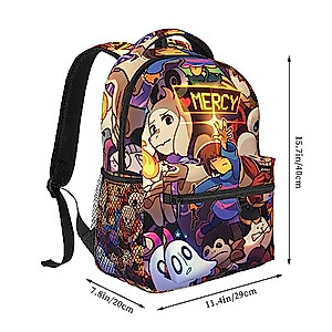 Wiqodme Un-der_tale Backpack Men Women Computer Bag Laptop Daypack for Casual Travel