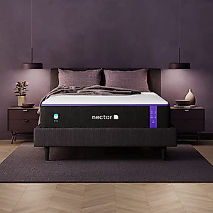 Nectar Premier King Mattress 13" - Medium Firm Gel Memory Foam Mattress - 5 Layers of Comfort - Dual Action Cooling Tech - 365-Night Trial - Forever Warranty,White