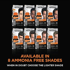 L’Oreal Paris Men Expert One Twist Mess Free Permanent Hair Color, Mens Hair Dye to Cover Grays, Easy No Mix Ammonia Free Application, Medium Brown 04, 1 Application