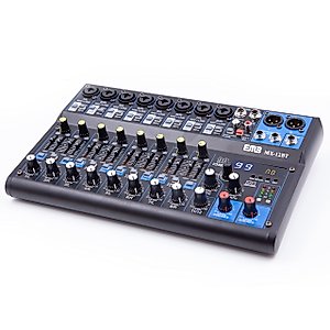 EMB MX12BT 99 DSP 12-Channel Audio Mixer Mixing Console MP3 Sound Desk With Bluetooth