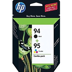 HP C9354FN / # 94/95 / OEM Black Tri-Color Combo Pack Inkjet Cartridge, HP DeskJet 6620/ PhotoSmart 7850/ 8150 Series