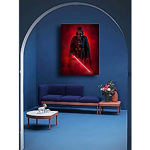 LCVME Da-r-t-h Poster Canvas Art Poster and Wall Art Picture Home Decor Painting EMXEE (No Frame,16"x24")