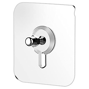 KK5 Adhesive Hanging Nails Wall Hook Hanger - 8mm 20/Pack Non-Trace No-Drilling Transparent Adhesive Ceiling Hooks | Heavy Duty Seamless Nail Free Screws for Kitchen Bathroom Storage Room