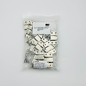 LIKERAINY Heavy Duty Large Metal Flush Mount Brackets Sectional Interlocking Connector for Sofa Furniture Photo Frame Mirror Panel Connecting Concealed Hanger Z Clips 20 Pairs