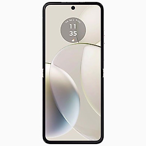 Motorola RAZR 40 5G Dual 256GB ROM 8GB RAM Unlocked (GSM Only | No CDMA - not Compatible with Verizon/Sprint) Global Smartphone Mobile Cell – Cream