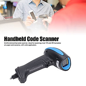 Handheld Multifunctional USB Wired 1D 2D Barcode Scanning Reader 5VDC for Retail Shops