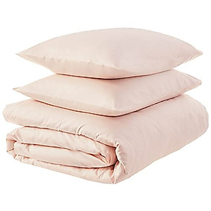 Amazon Aware 100% Organic Cotton 300 Thread Count Duvet Cover Set - Blush, King