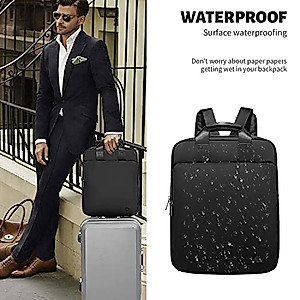 BAI YI Travel Backpack for Men, 15.6 Inches Mens Backpack for Work Travel Essentials Business Laptop Backpack, Durable Waterproof Backpack