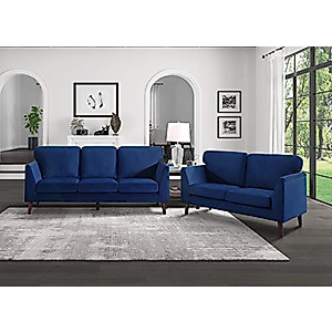 Lexicon Tipton Living Room Sofa, Blue