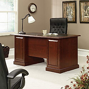 Sauder Heritage Hill Executive Desk, Classic Cherry Finish
