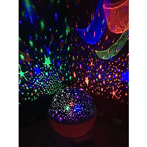 ZHOPPY Night Lights for Girls, Star and Moon Starlight Projector Bedside Lamp for Baby Room Kids Bedroom Decorations - Birthday Gifts for Girls, Pink