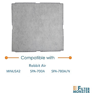 Filter-Monster – Pet Allergen Air Filter Replacement Kit - Replacement Compatible with Rabbit Air MinusA2 Air Purifier