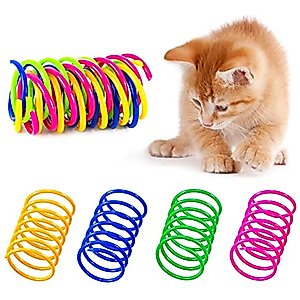 Valonii 30Pcs Interactive Cat Spring Toys for Indoor Cats/Kittens