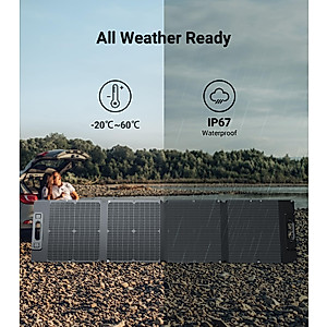 DailySolar 210W Ultra Lightweight Portable Solar Panel,100% Power Station Compatible, New Carbon Fiber Material, A-grade Premium High-Efficiency Monocrystalline PV Module, Ideal for Outdoor Camping,RV