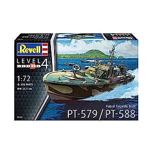 Revell RV05165 1:72 - Patrol Torpedo Boat PT-588/PT-57 Plastic Model kit