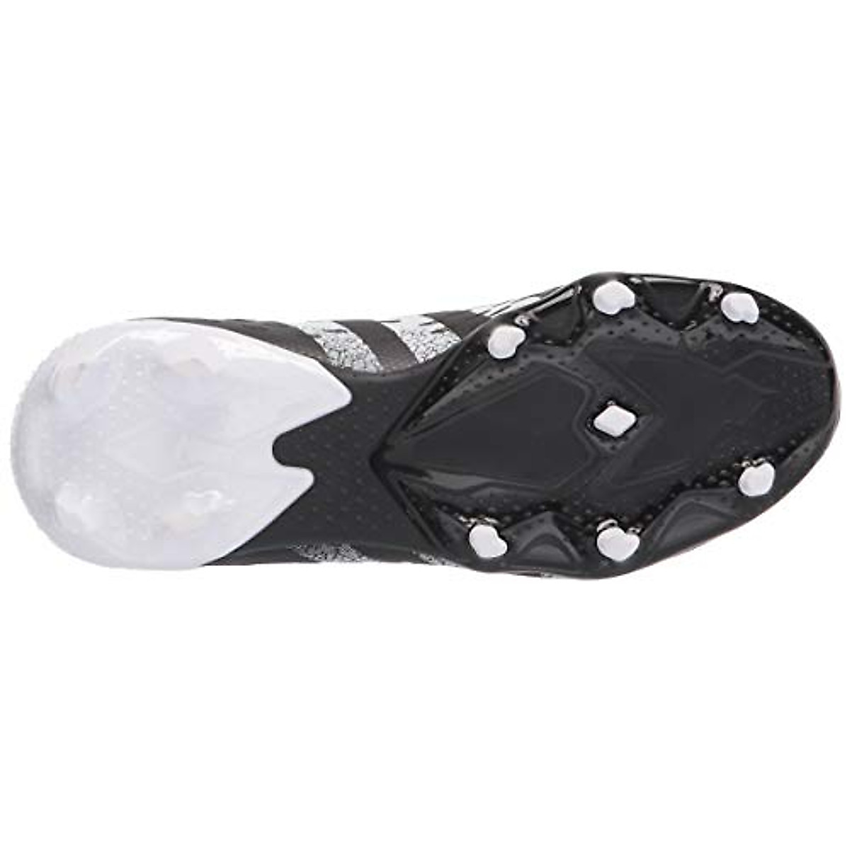 adidas Firm Ground Predator Freak .3 Soccer Shoe (boys) Black/White/Black 6 Big Kid