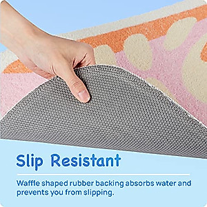 Snack Break | Cute Cell Phone Rug for Bathroom, Bedroom and Living Room | Non-Slip Backing | Ultra Soft Machine Washable Microfiber