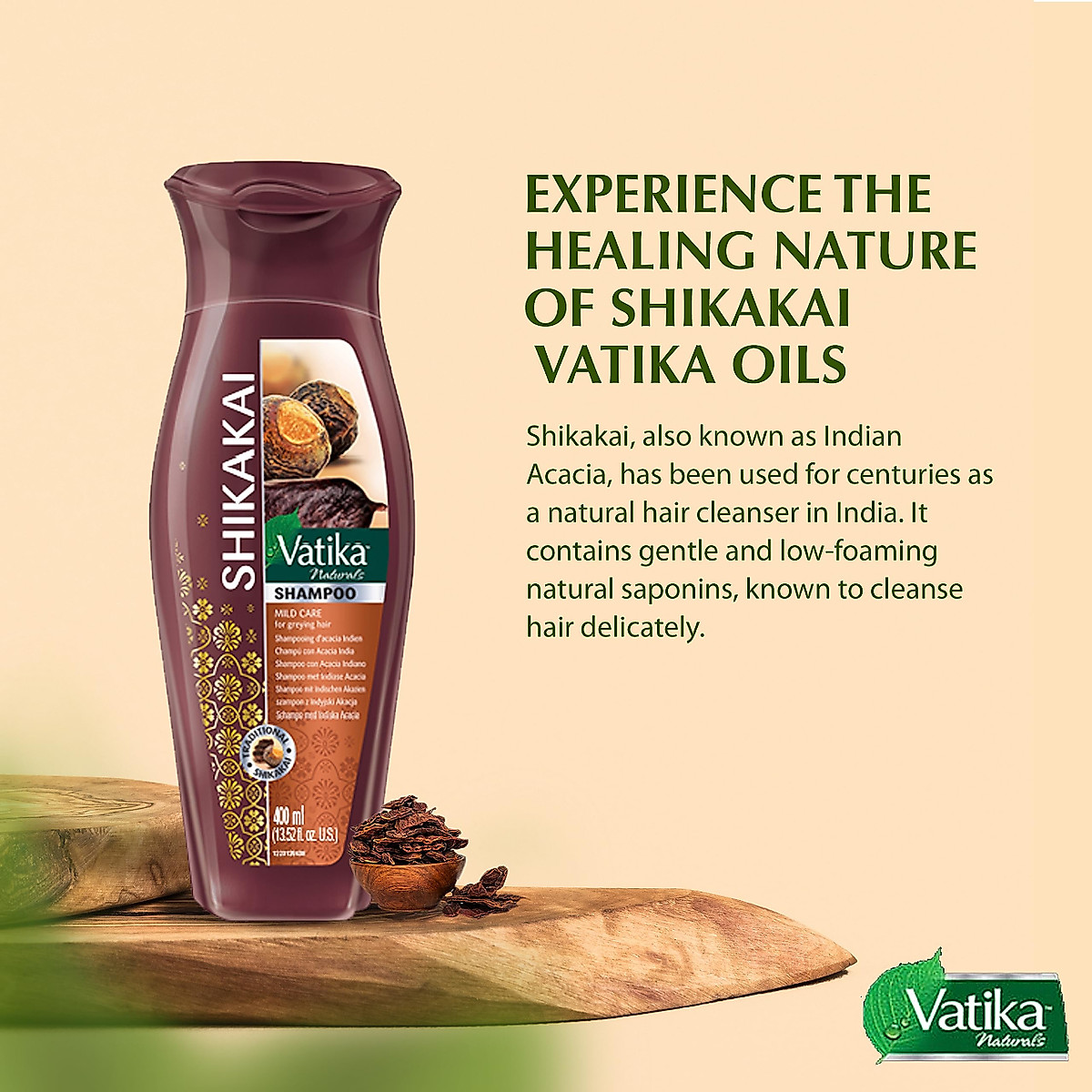 Dabur Vatika Shampoo Shikakai Reetha 400ml