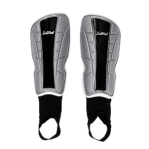 Luwint Kids Soccer Shin Guards with Ankle Protection, Comfortable Child Calf Pads Protective Gear Soccer Equipment for 13-18 Yrs