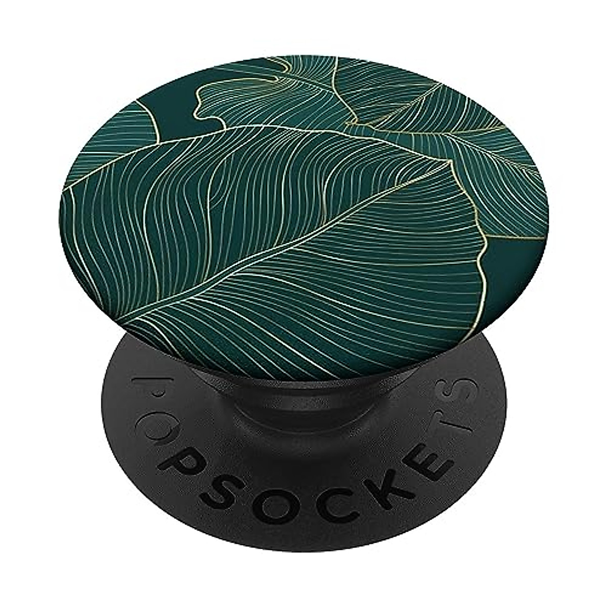 Floral Tropical Leaves Pattern Phone Popper PopSockets Standard PopGrip