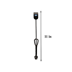 FantasHome Over The Door Hook Rack with 2 Hooks - Twisted Design (Black)