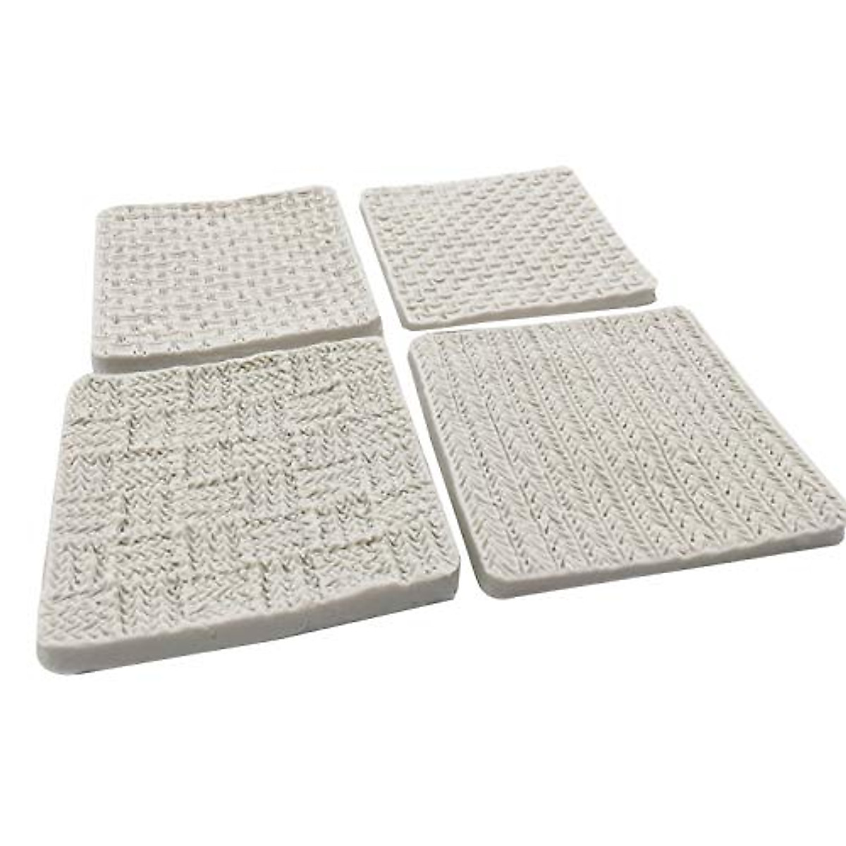 Fondant Impression Mat, Sweater Texture Design Silicone Cake Decorating Supplies for Cupcake Wedding Cake Decoration