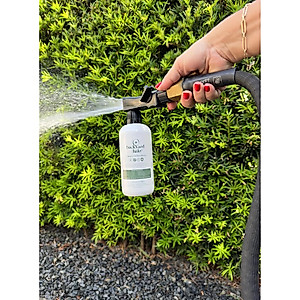 Backyard Halo Mosquito Barrier End Hose Sprayer Kit | DEET Free | Two 16 Fl Oz Bottles | Children, Adult, and Pet Safe | Friendly to The Environment | Reduces Mosquitoes | Covers 2,400 SqFt
