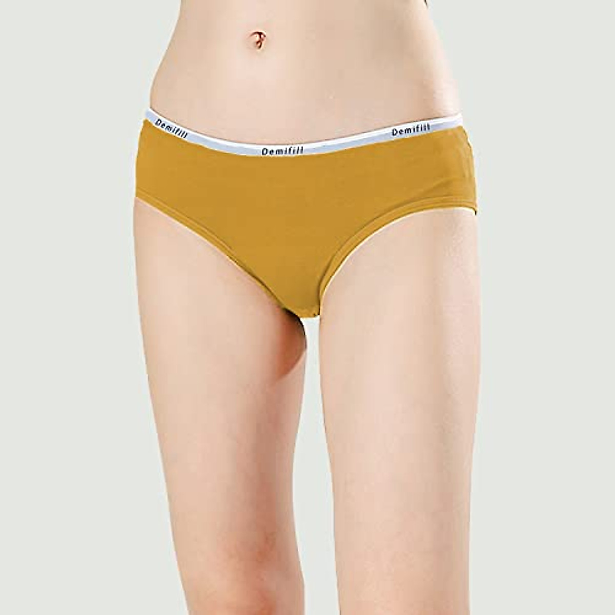 Demifill Teen Girls Underwear Cotton Briefs Panties for Teens Pack of 6 Size 16-18Years