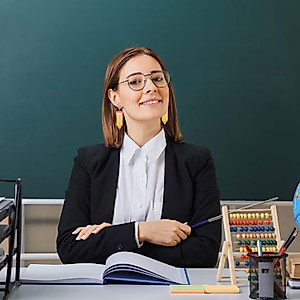 YAHPERN Teacher Headband for Women Wide Knotted Pencil Crayon School Headband Teacher Appreciation Gifts