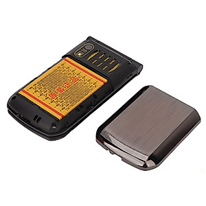 GUPE Senior Cell Phone, 3D Keys US Plug 100 to 240V Unlocked Flip Phone for Daily Use (Tarnish Color)