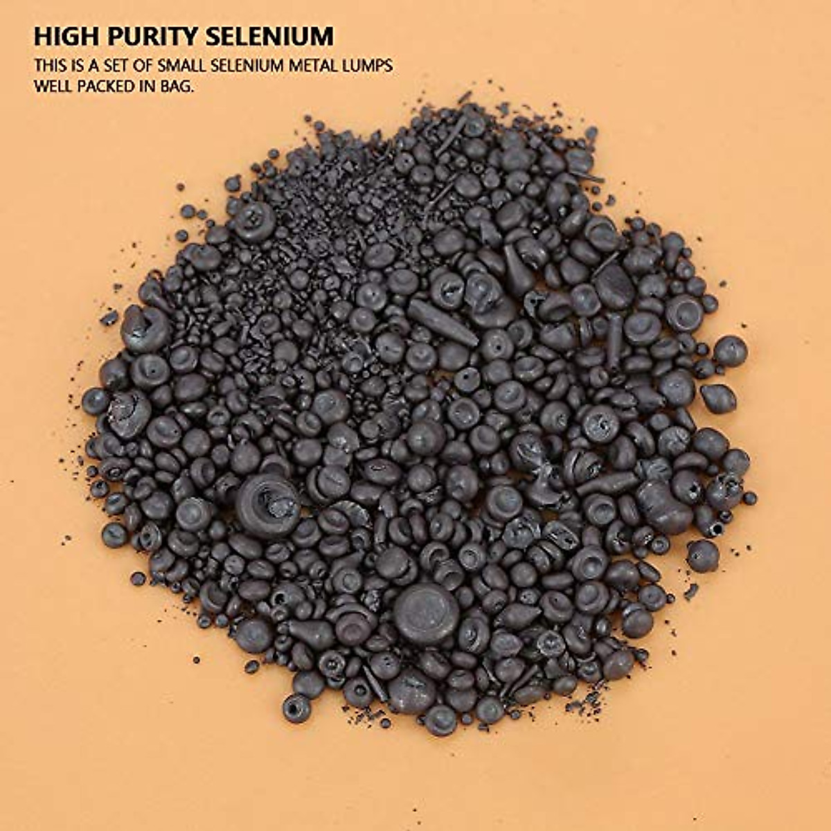 10g / 0.4oz High Purity Selenium 99.99% Purity Selenium Sample Metal Se Small Lumps