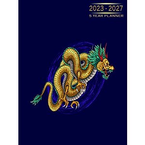 2023-2027 Five Year Planner: Monthly Calendar Organizer, Professional and Elegant Cover, Nice Gift for Anyone