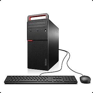 Lenovo ThinkCentre Tower Desktop PC Computer Workstation, Intel Quad Core i5-6400 up to 3.3GHz, 16G DDR4, 512G SSD, DVD, USB 3.0, VGA, DP, Mouse, Keyboard, Windows 10 Pro 64 Bit (Renewed)