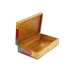 ARTISENIA Handmade Tree of Life Carving Decorative box Soapstone Jewelry Organizer Tarot Card Decks Boxes - Keepsake Storage Box | Birthday, Anniversary for Women Men| Makeup office organizer