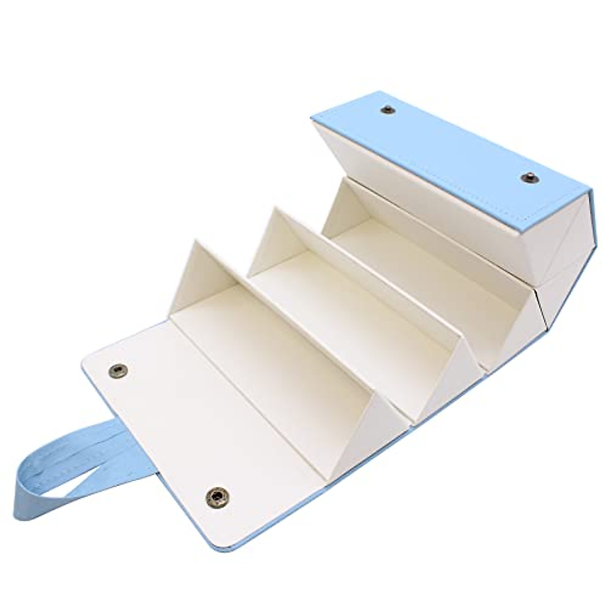 MAFENLY multiple glasses case travel Five sunglass, 5 sockets glasses case travel sunglasses organizer holder (6 PACK shiziwen green)