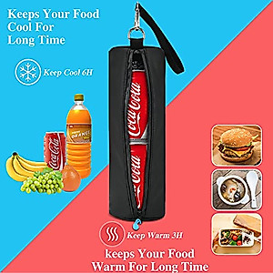 1Pcs Insulated Golf Cooler Bag, Portable Camping Cooler Case, Unisex Soft Beer Sleeve for Drinks/Bottled Water/Umbrella, for Daily Work/School/Travel/Hiking (1PCS)