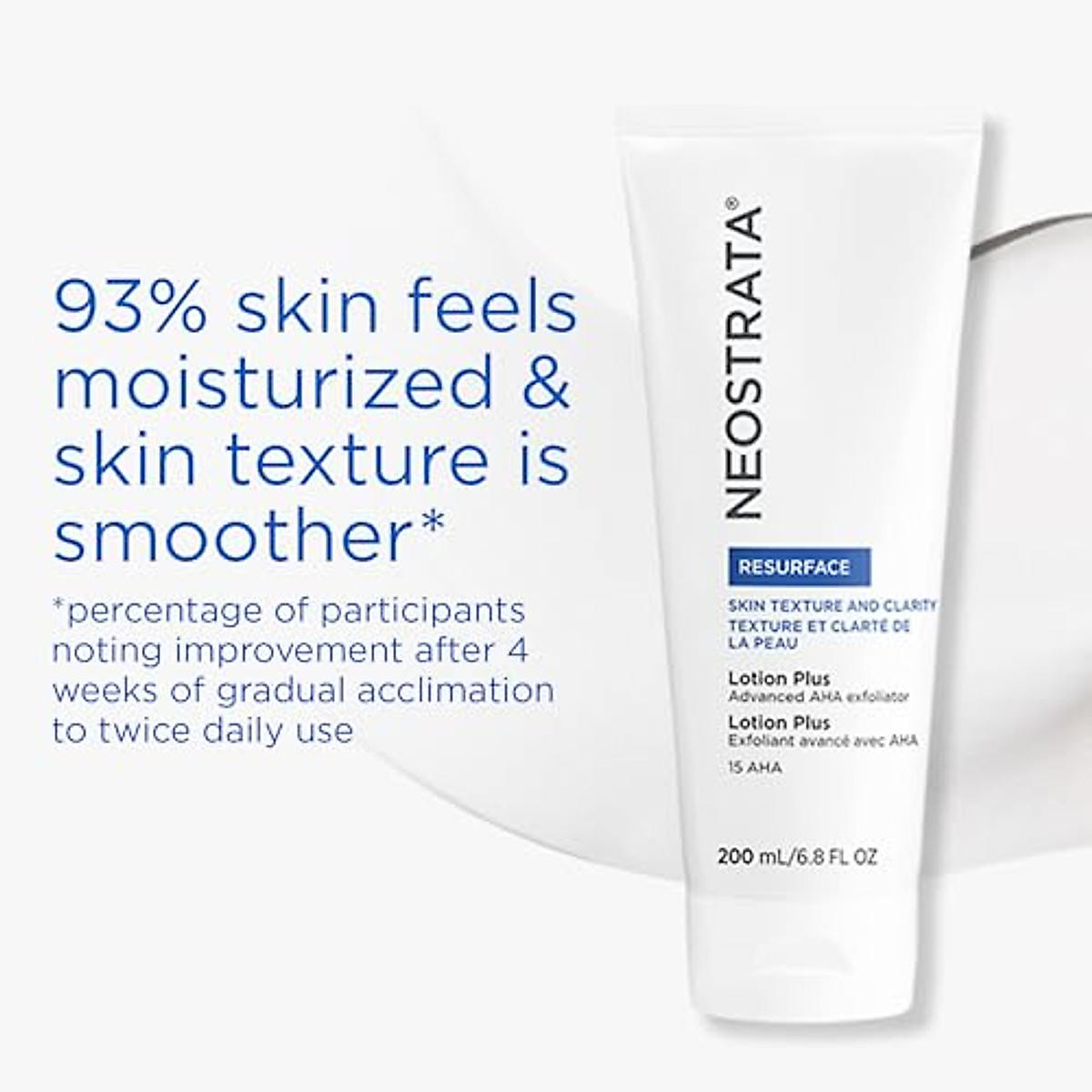 NEOSTRATA Lotion Plus Advanced AHA Exfoliating Lotion with Glycolic Acid For Face & Body, 6.8 fl. oz.