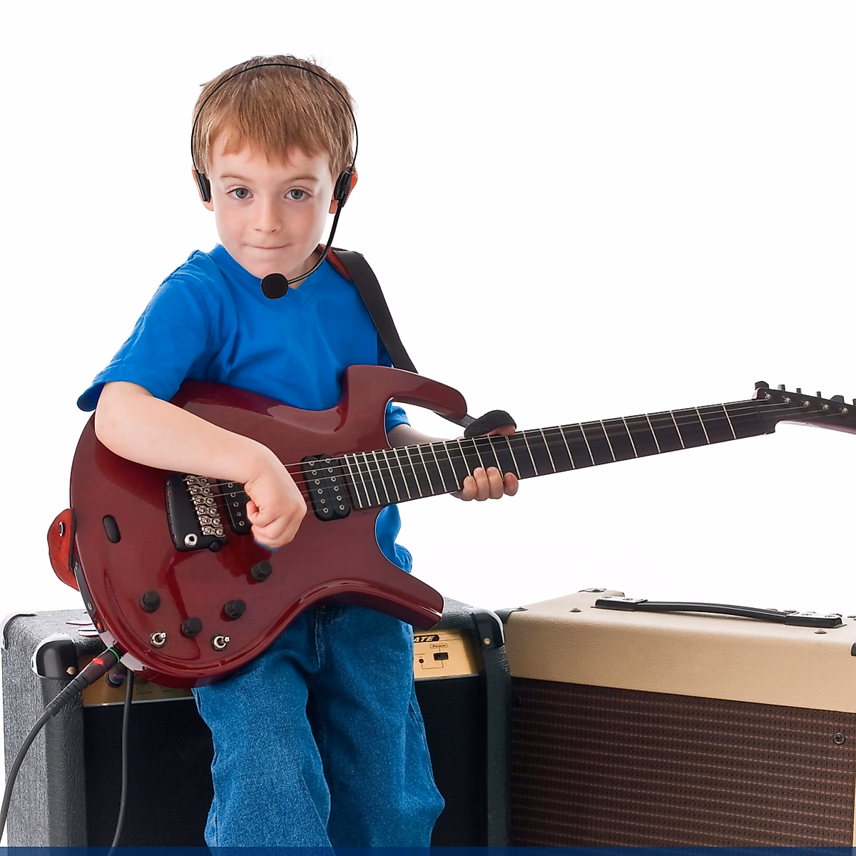 4E's Novelty Rockstar Costume Accessories Headset Prop - Fake Rock Star Singer Microphone and Headphones Halloween Costume Accessory for Kids & Adults Men Women Boys Girls,