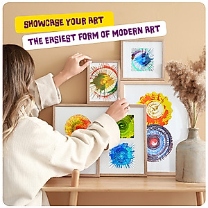 Paint Spin Art Machine Kit for Kids - Arts & Crafts for Boys & Girls Ages - Art Craft Set Easter Gifts for 6-9 Year Old Boy, Girl- Cool Painting Spinner Toys Kits Sets - Birthday Gift Ideas 6 7 8 9