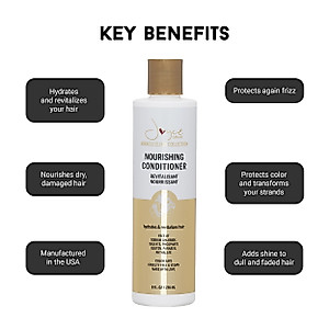 Joyce Giraud Miracle Elixir Nourishing Conditioner, Restores Moisture, Detangles, Adds Shine, 8 Fl. Oz